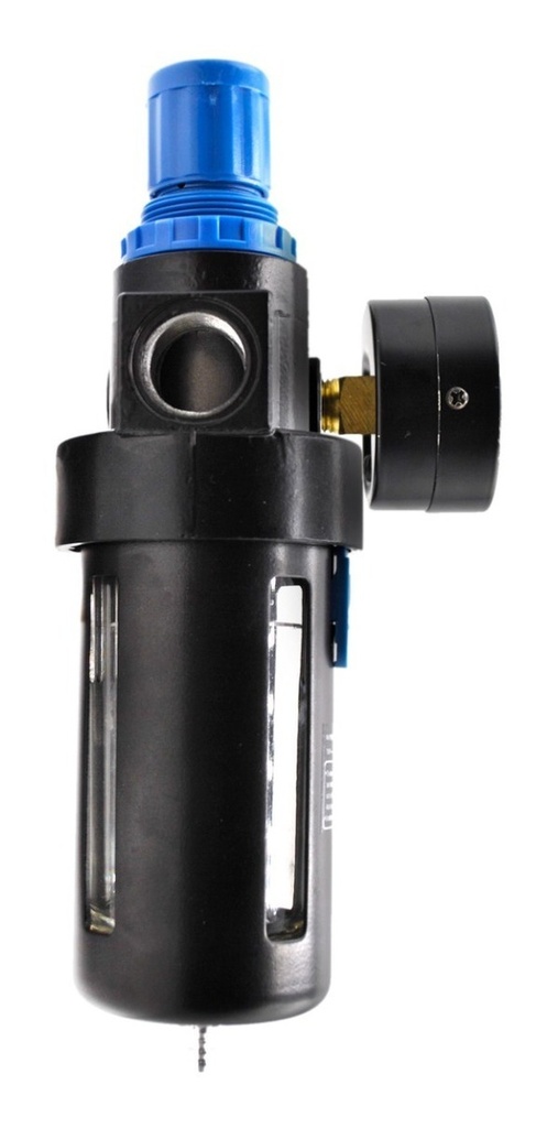 Filtro - Regulador De Aire 1/2 P/ Compresor Con Manómetro | Instrutek